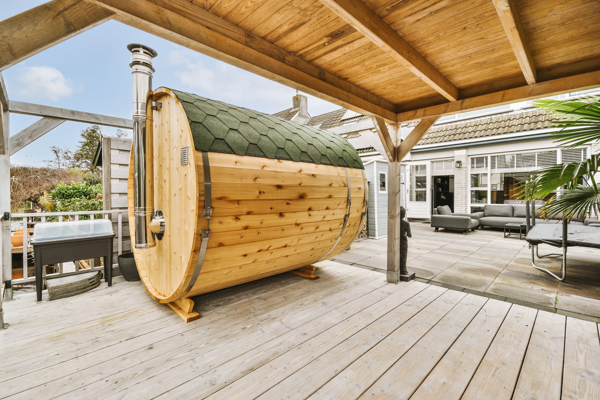 Ton sauna in de tuin: mogelijkheden en tips