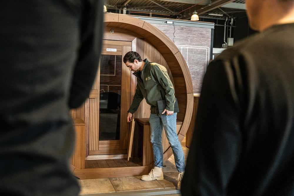 Manufacturers of outdoor saunas, hot tubs and ice baths | Happy Timber